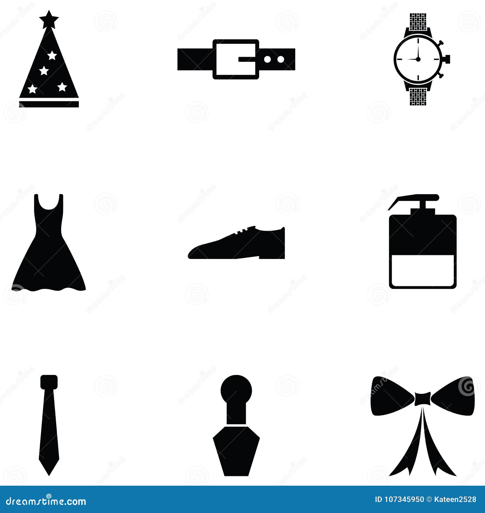 Sistema Del Icono De Los Accesorios Ilustración del Vector ... Sistema Del Icono De Los Accesorios Ilustración del Vector ...