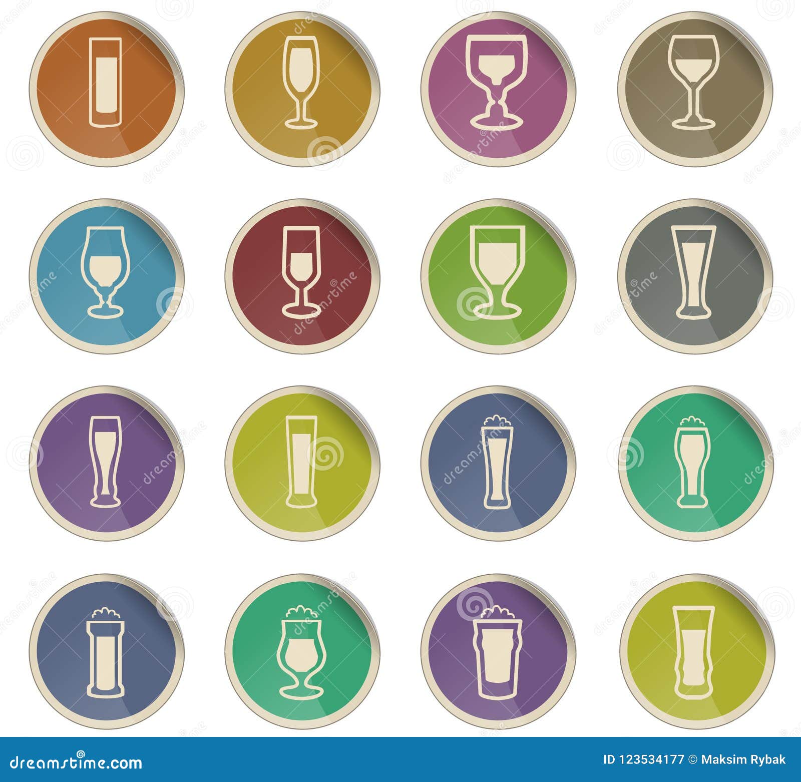 Sistema Del Icono De Los Vidrios Ilustración del Vector - Ilustración ... Sistema Del Icono De Los Vidrios Ilustración del Vector - Ilustración ...