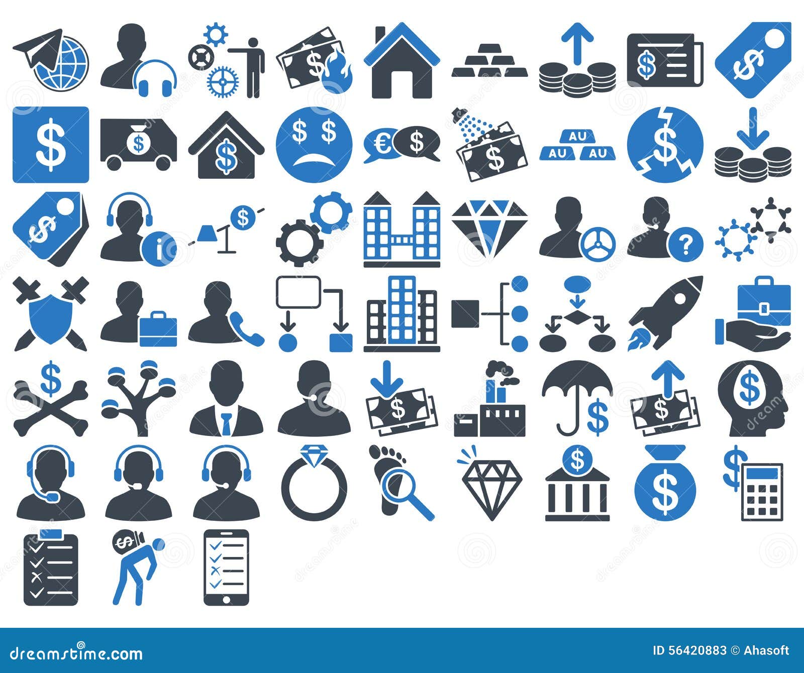Sistema Del Icono Del Comercio Ilustración del Vector - Ilustración de ...
