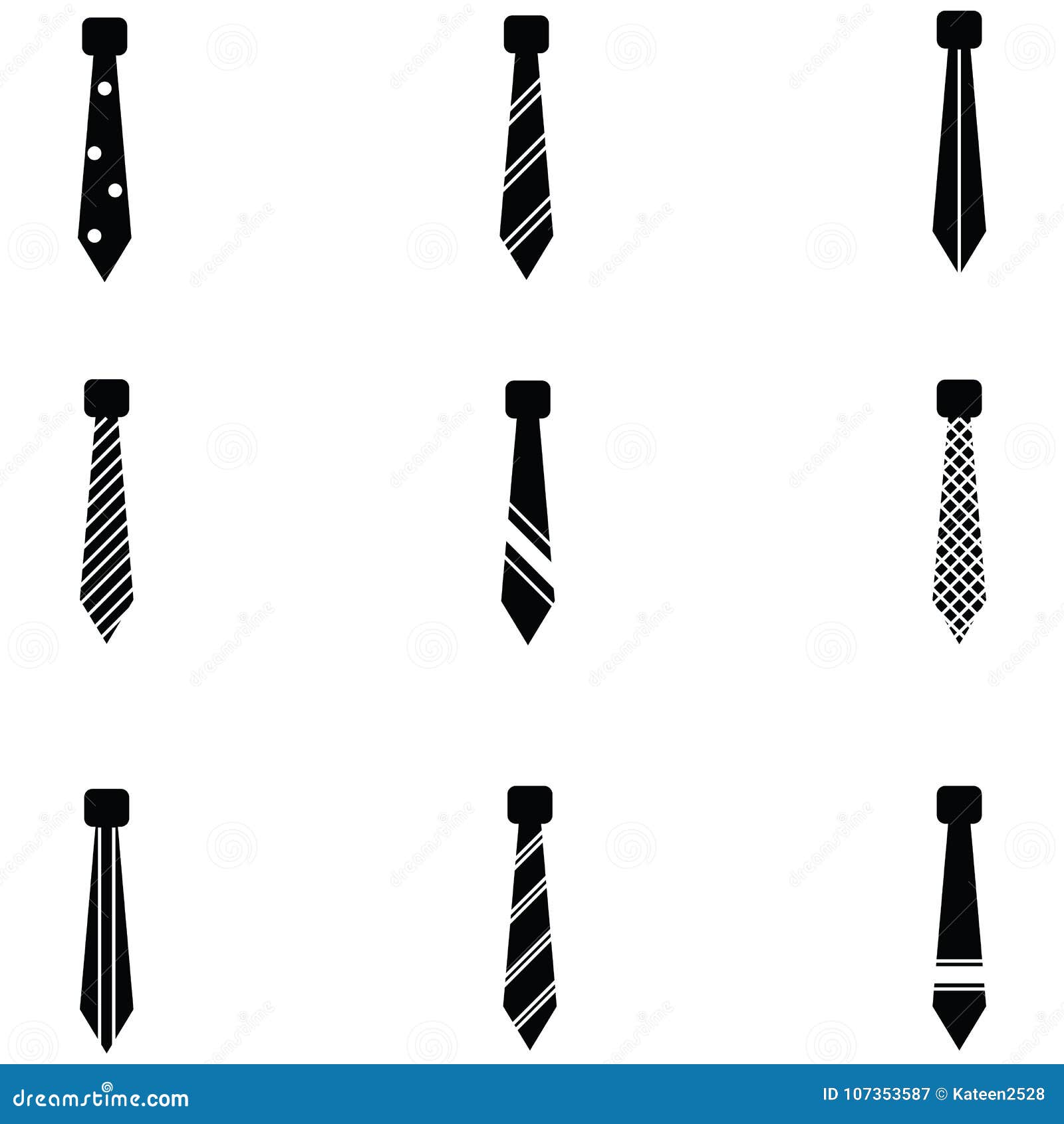 Sistema del icono del lazo ilustración del vector. Ilustración de ...