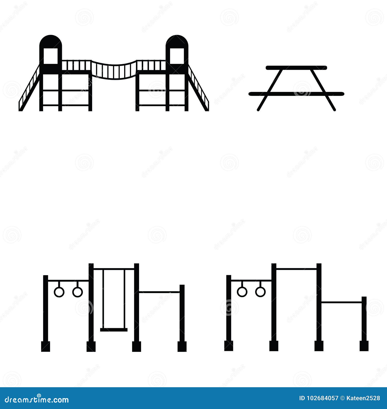 Sistema Del Icono Del Patio Stock de ilustración - Ilustración de ocio ...