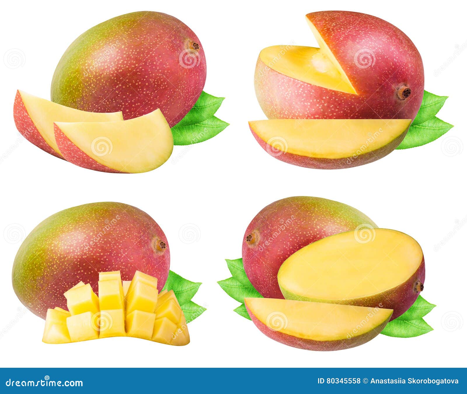 Sistema Del Mango Aislado En El Fondo Blanco Foto de archivo - Imagen ...