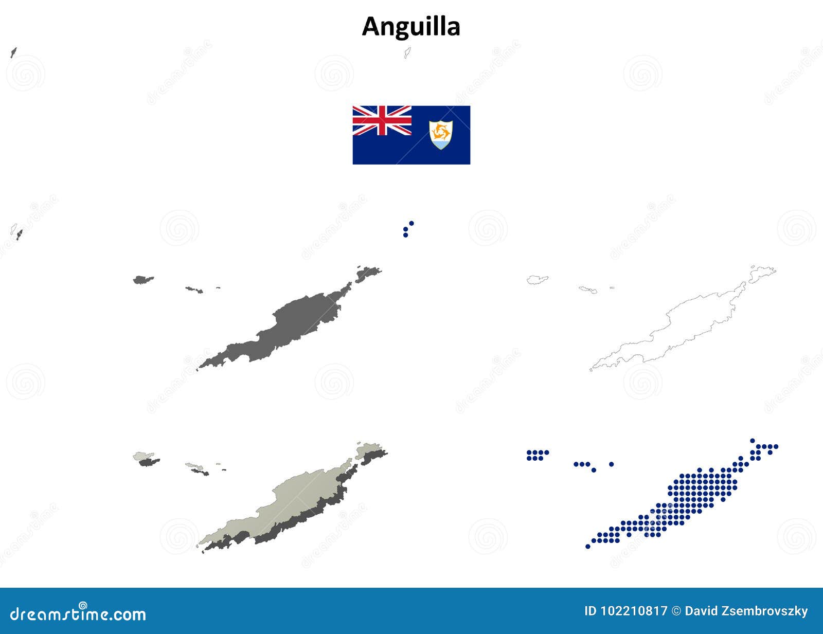 Sistema Del Mapa Del Esquema De Anguila Ilustración del Vector ...
