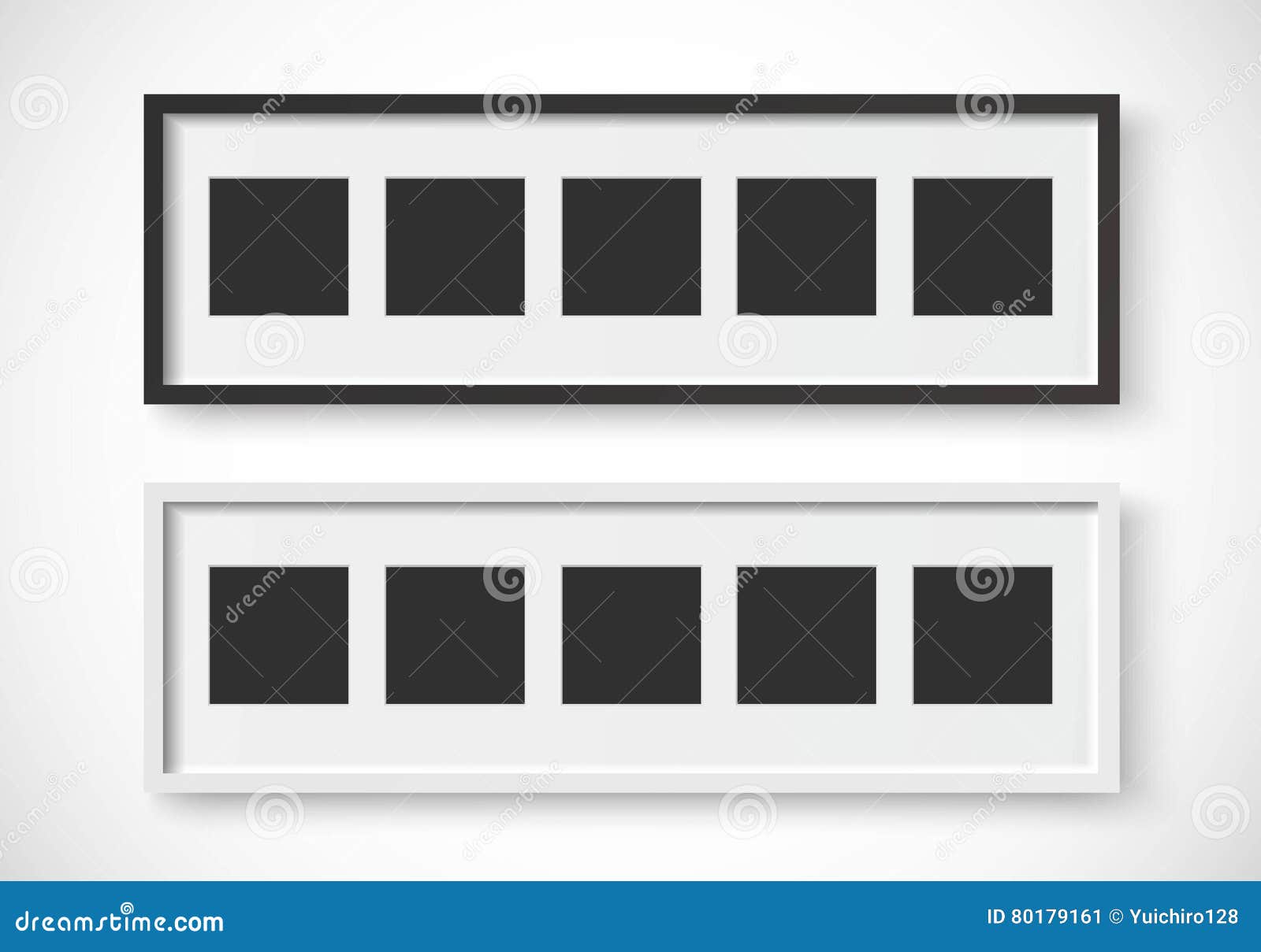 Sistema Del Marco Del Arte Moderno Ilustración del Vector - Ilustración ...