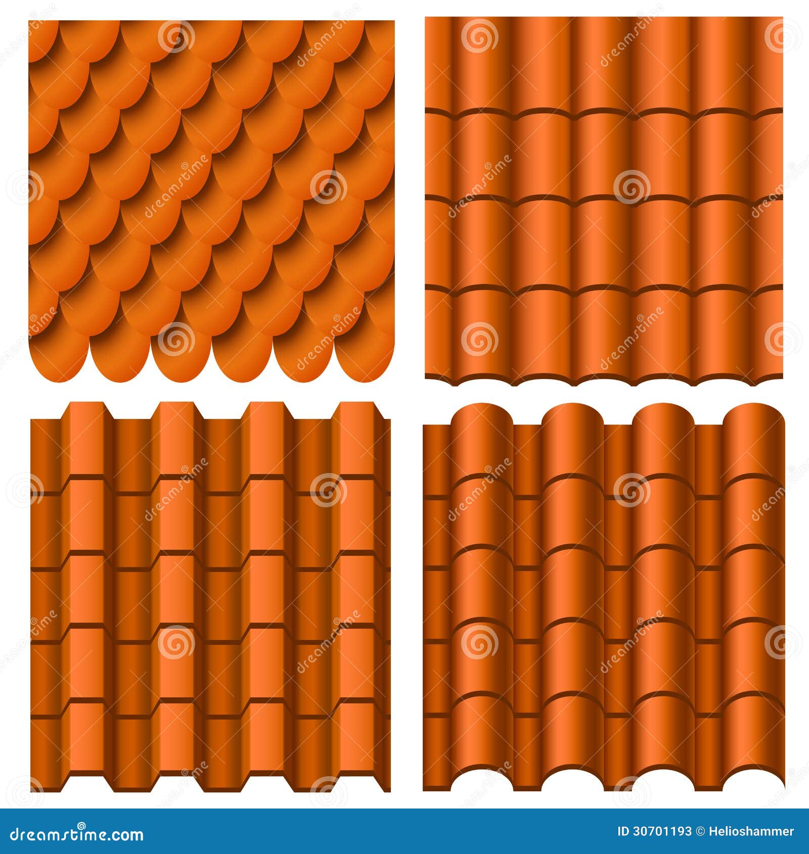 Sistema Del Modelo Del Tejado Ilustración del Vector - Ilustración de ...