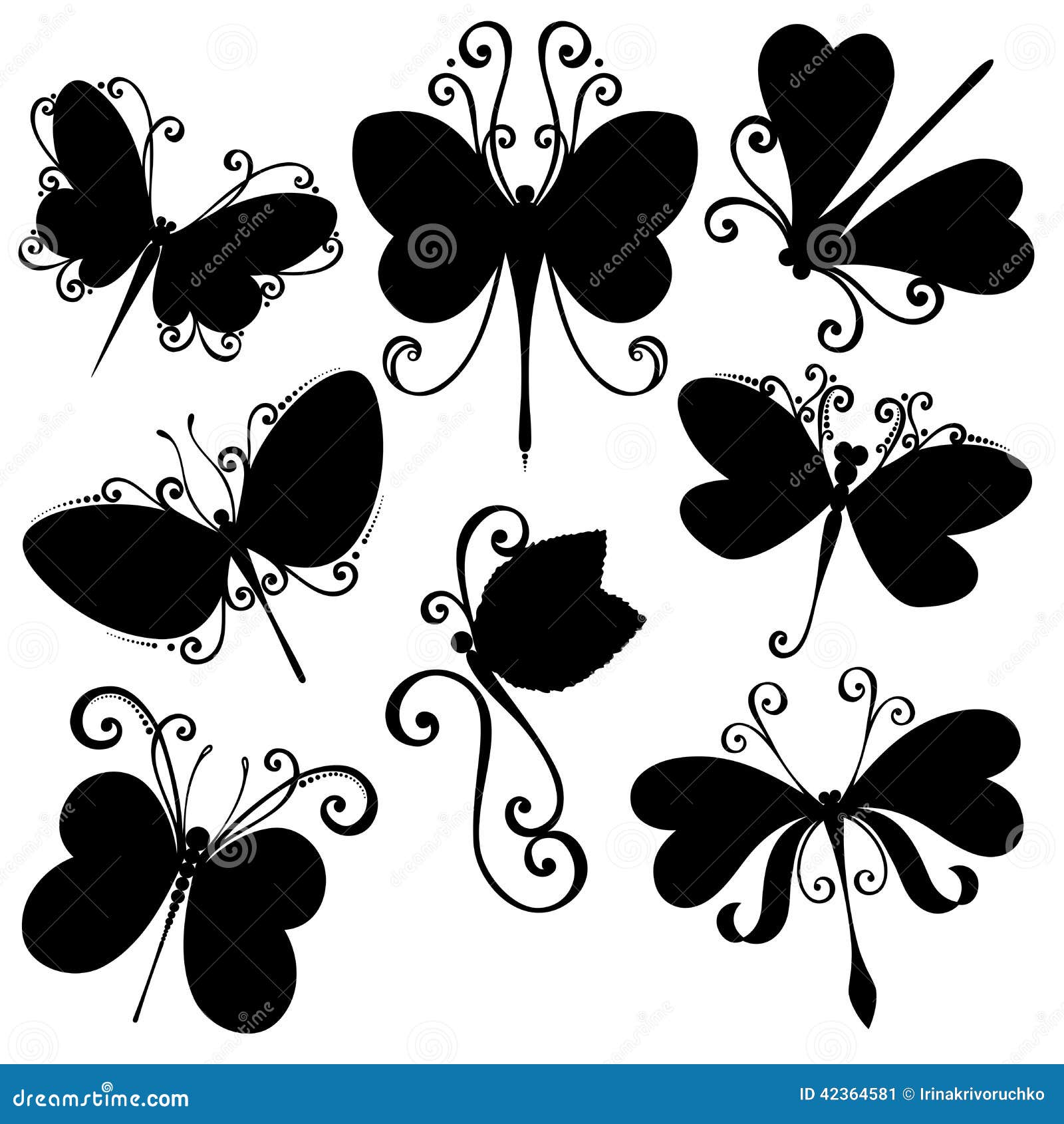 Sistema Del Vector De Libélulas Ilustración del Vector - Ilustración de ...