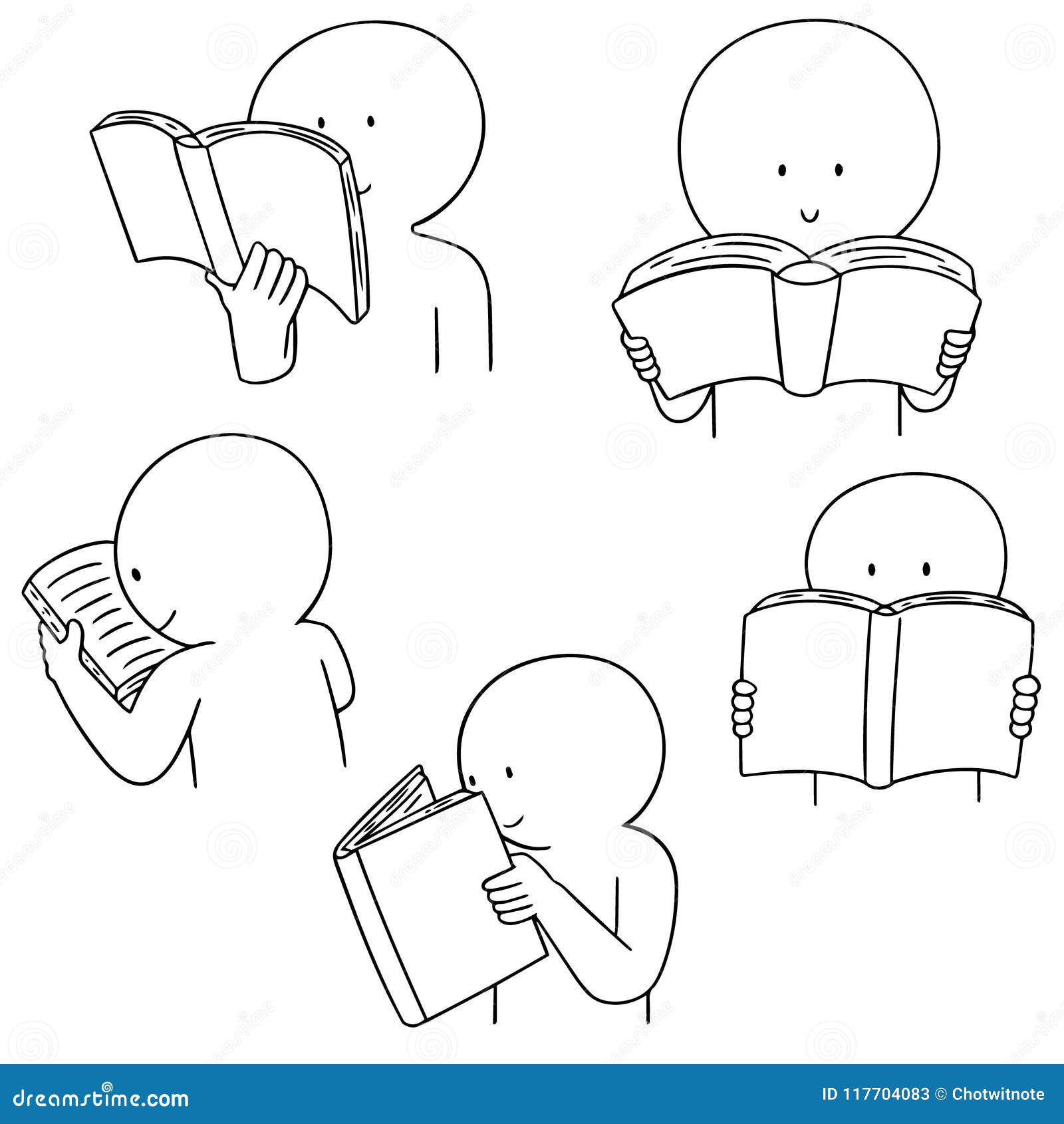 Sistema Del Vector Del Lector Ilustración del Vector - Ilustración de ...