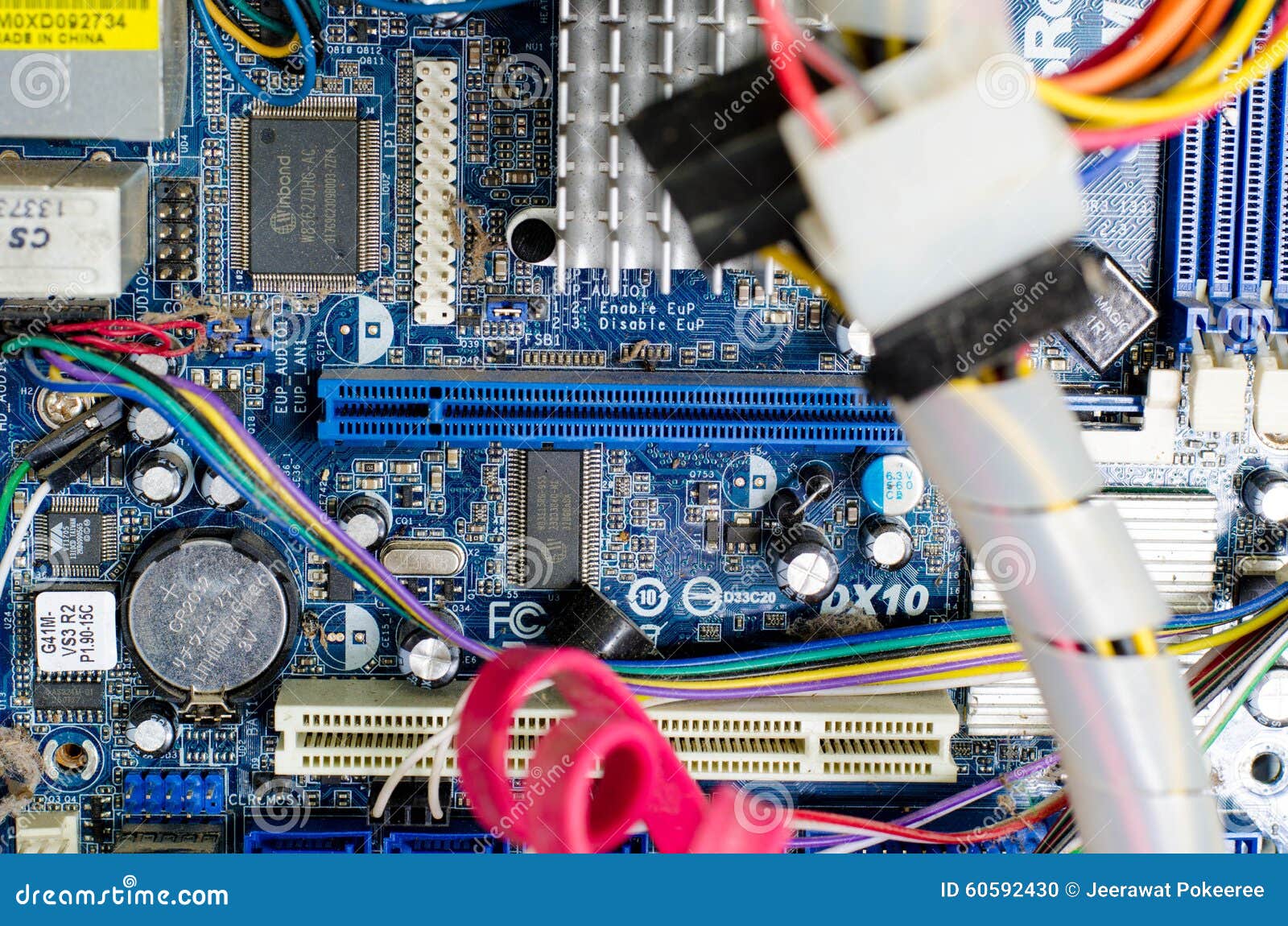 Sistema Di Hardware Interno Di Un Desktop Computer Immagine Editoriale ...