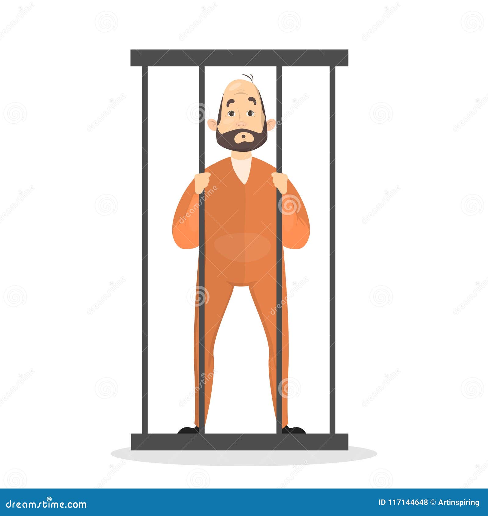 Sistema Encarcelado Aislado Ilustración del Vector - Ilustración de ...