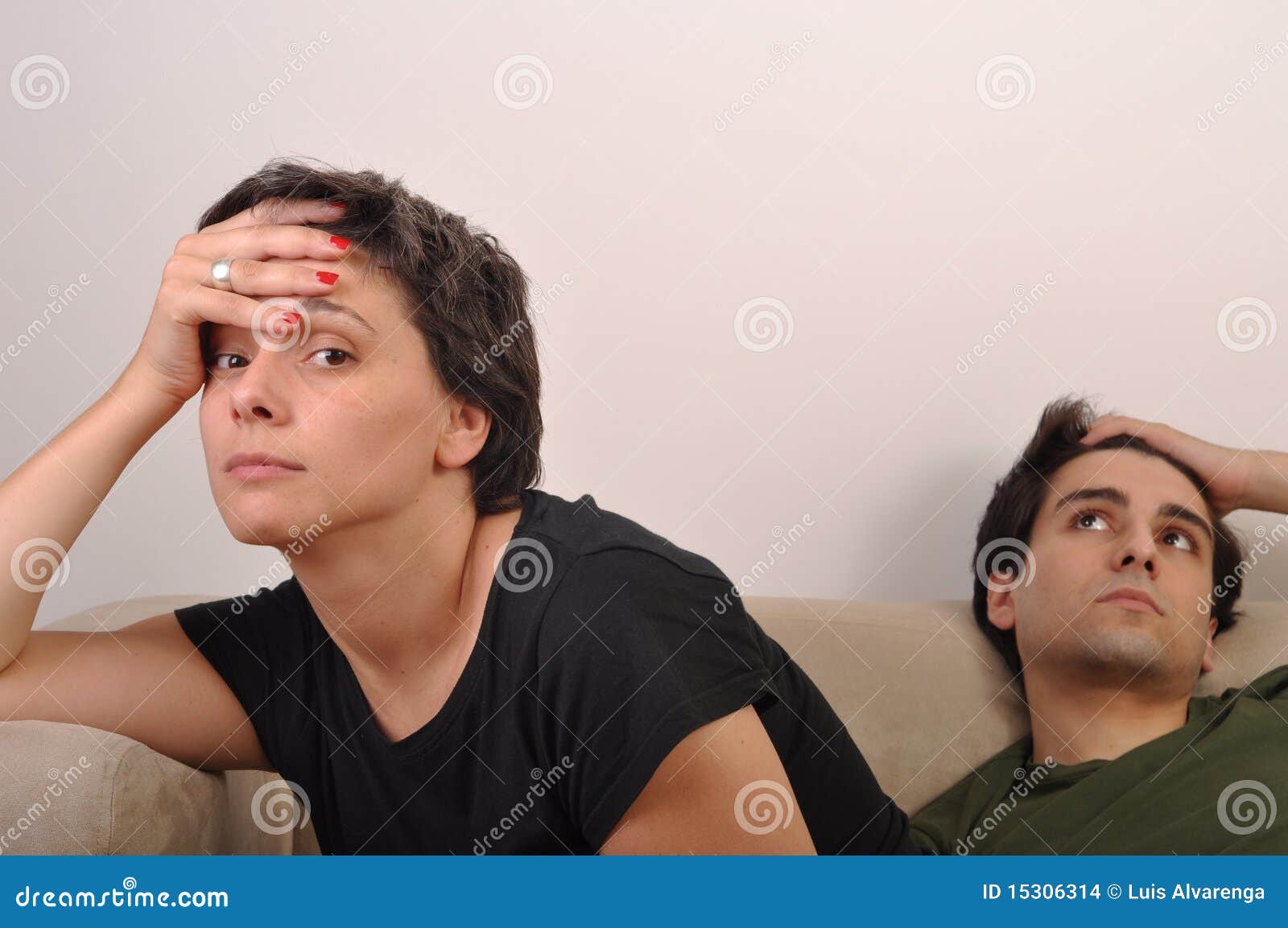 Sister and Brother Problems Stock Photo - Image of friendship, sofa ...