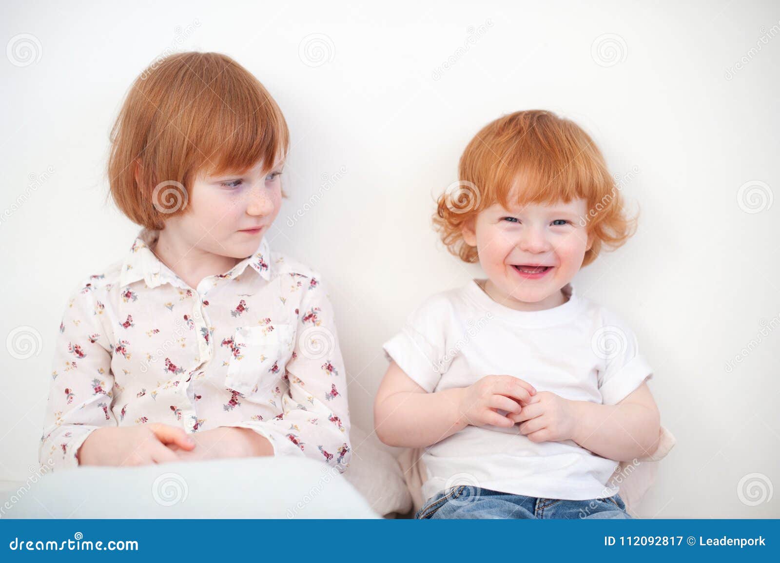 Sister Looks at the Brother Stock Image - Image of friends, baby: 112092817