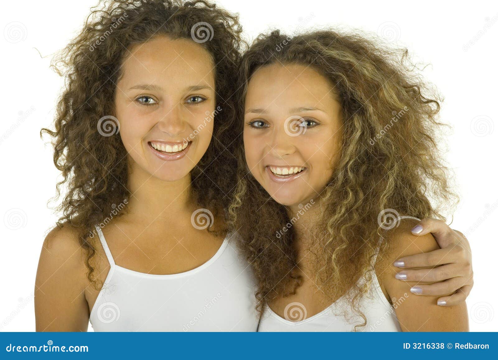 Sisterly friendship stock photo. Image of girls, front - 3216338