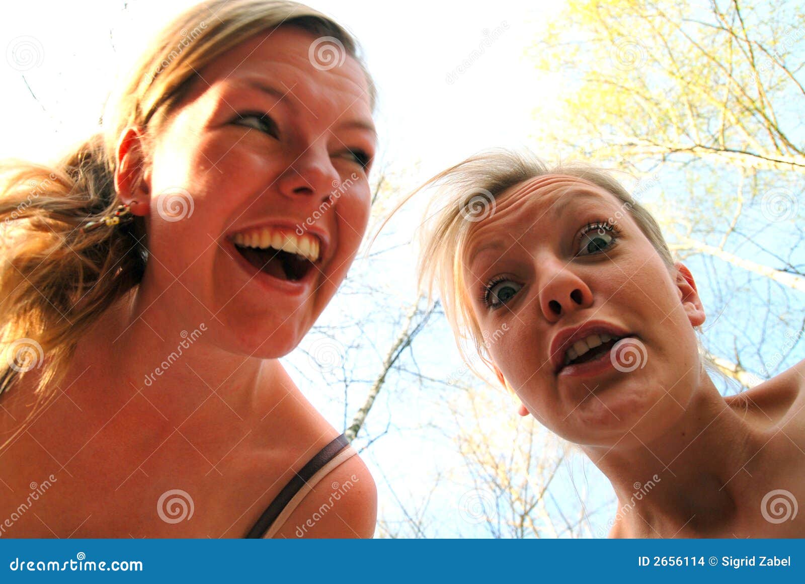 Sisterly Love stock photo. Image of expression, cute, girl - 2656114