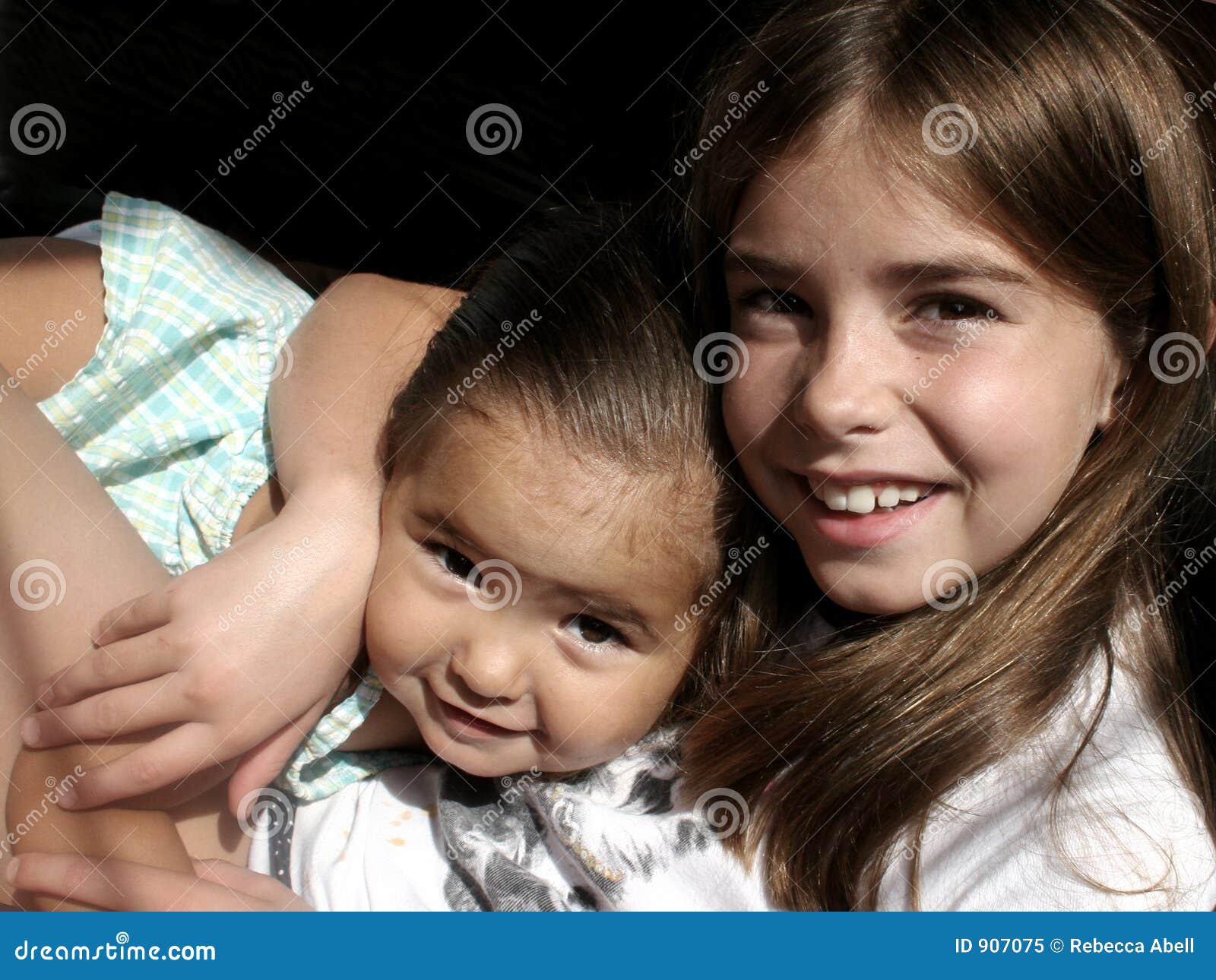 Sisterly Love stock image. Image of smile, holding, happiness - 907075