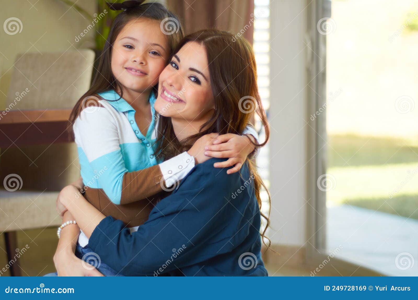 Sisterly Love. Two Sisters Hugging Each Other while Smiling. Stock ...