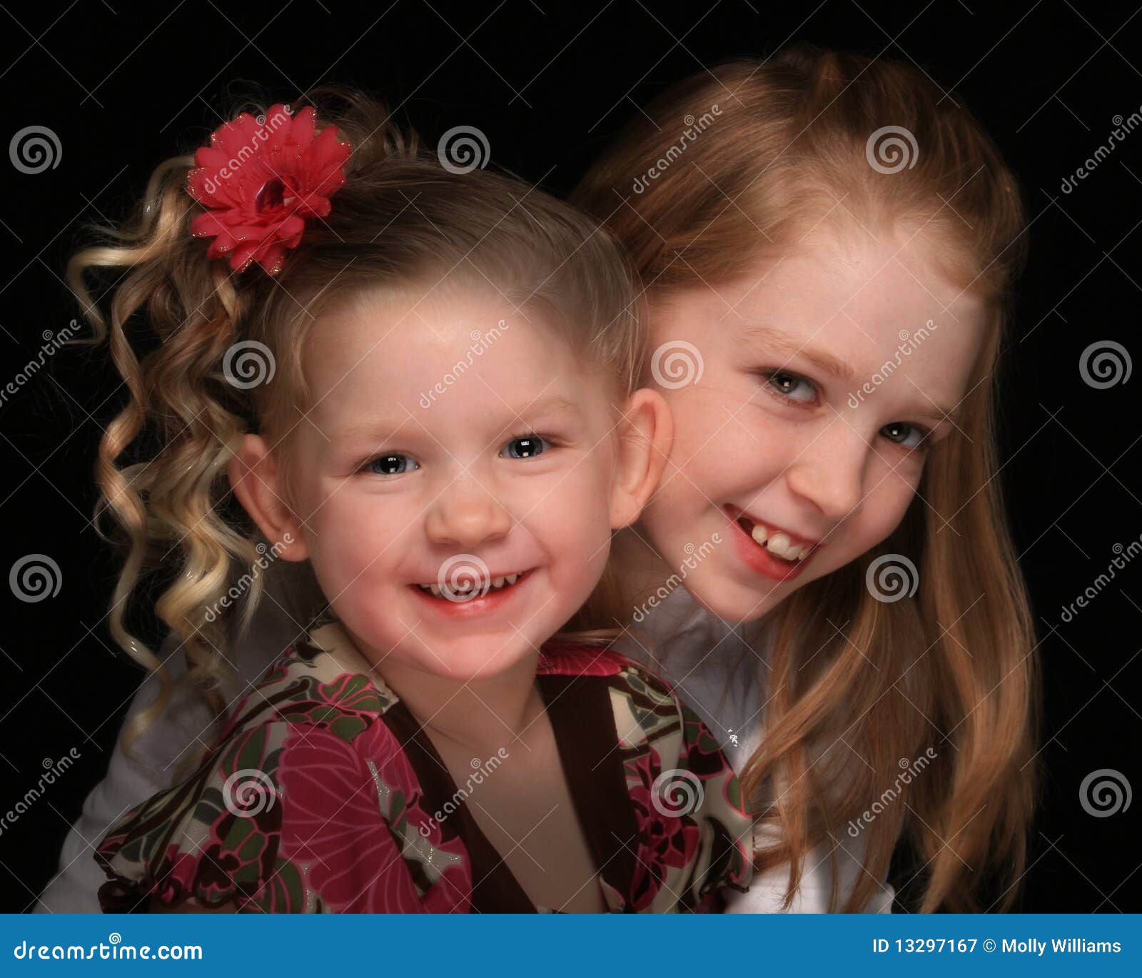 Sisters 2 stock image. Image of pretty, girls, younger - 13297167