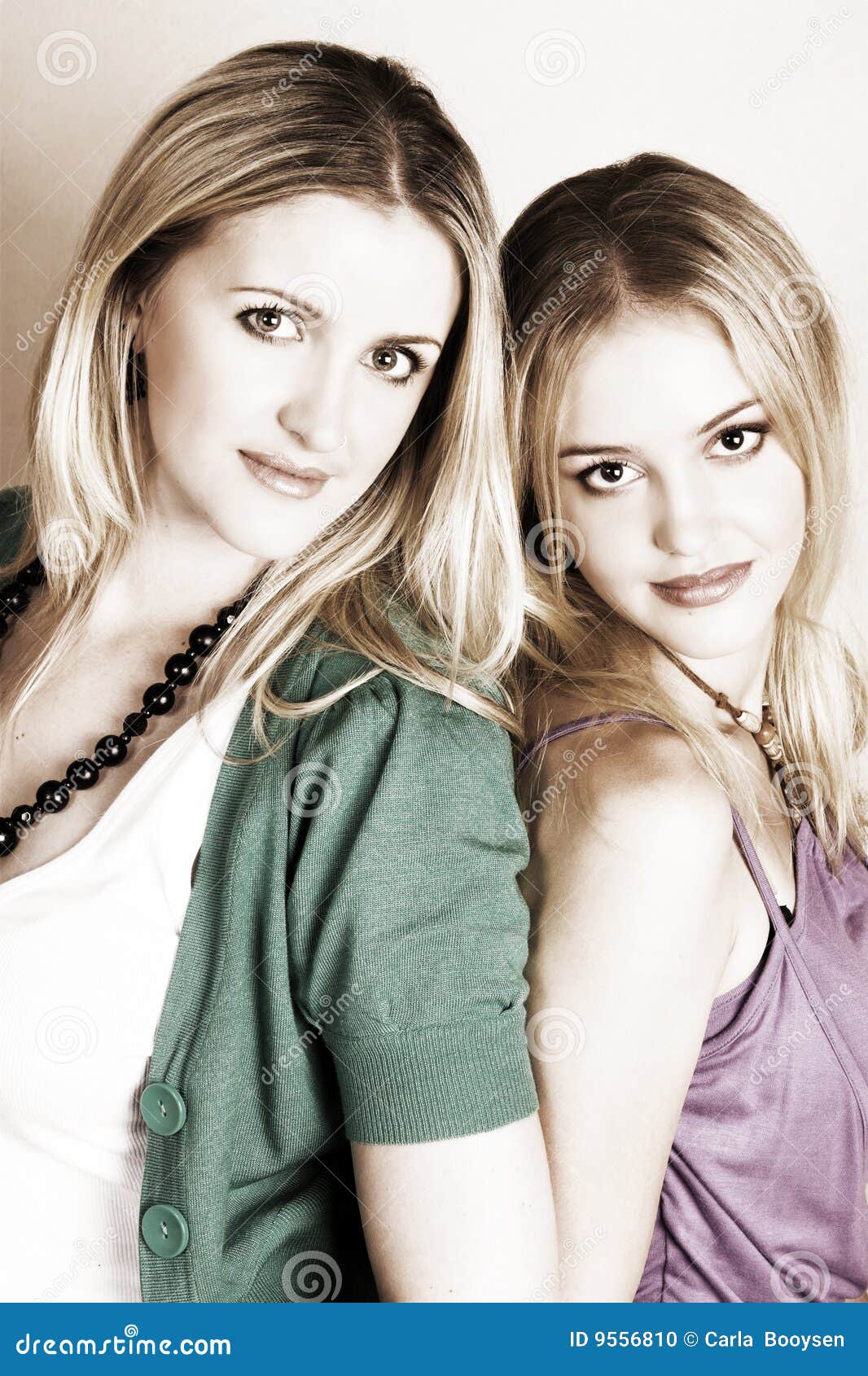 Sisters stock photo. Image of twenties, relaxed, elegant - 9556810