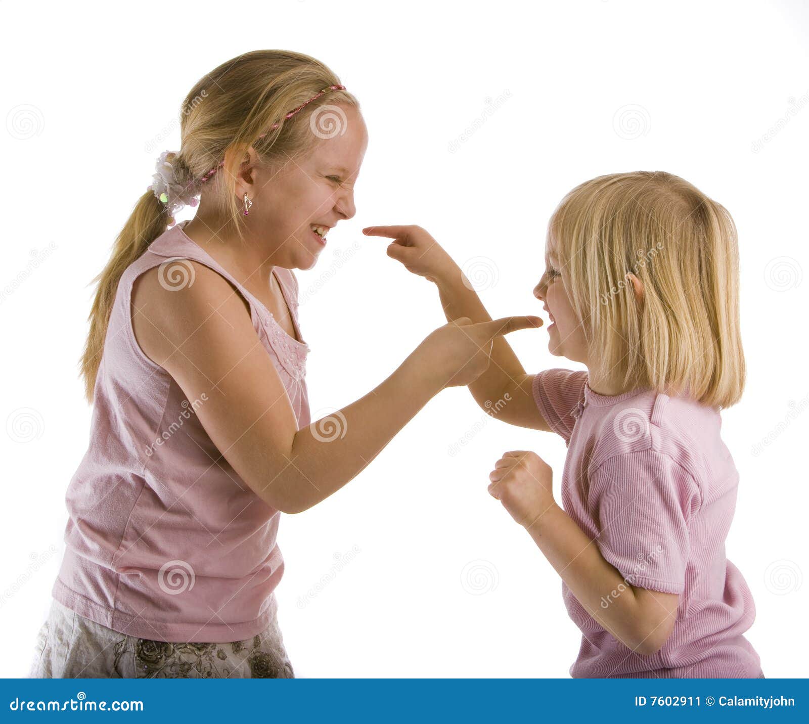 Sisters Arguing stock image. Image of quarrel, sister - 7602911
