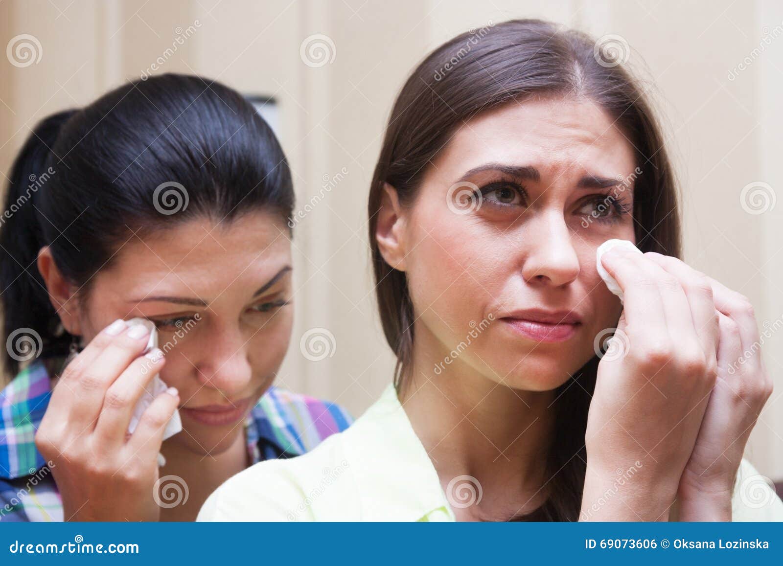 Sisters crying stock photo. Image of comforting, discontent - 69073606