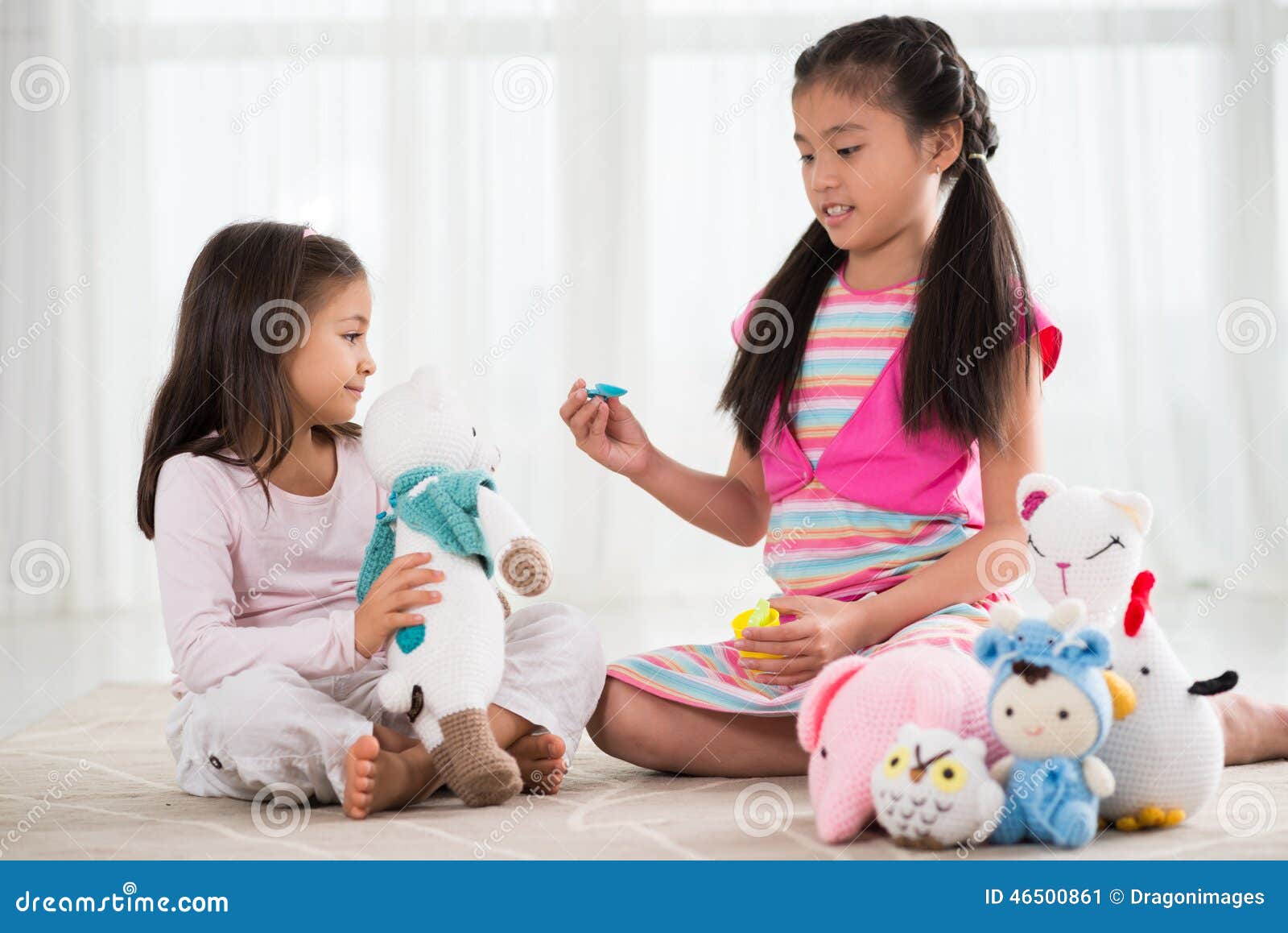 Sisters playing stock image. Image of friend, children - 46500861