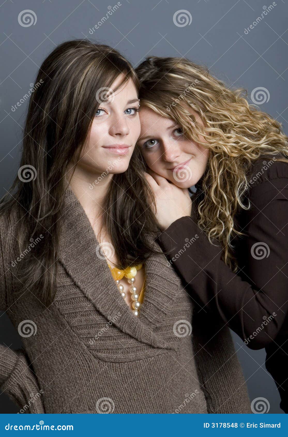 Sisters Portrait stock photo. Image of close, lesbian - 3178548