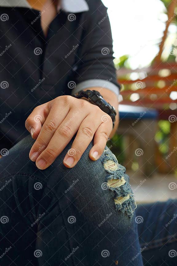 Sit Back and Relax on Holiday at the Park Stock Photo - Image of feet ...