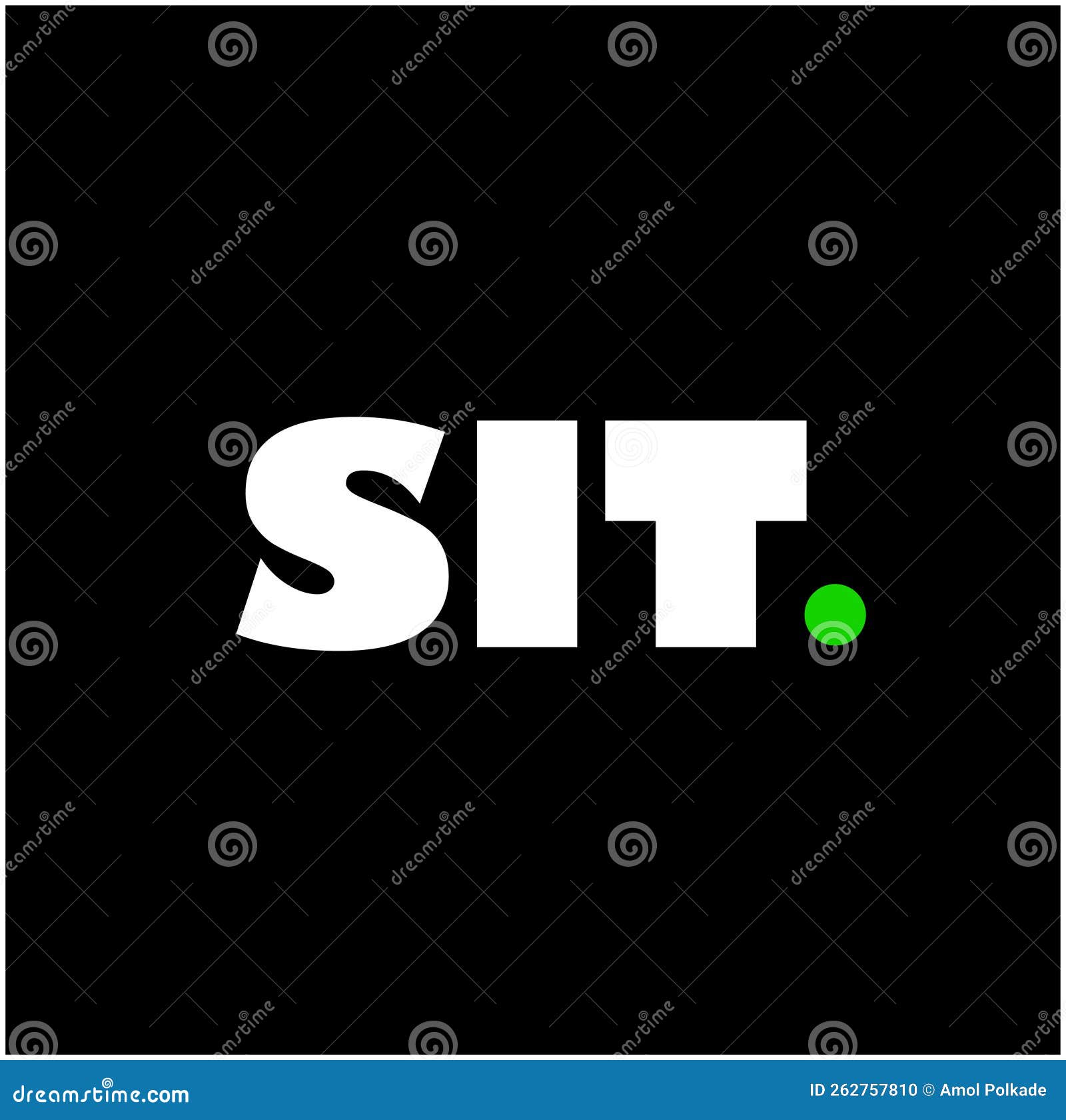 SIT Company Name Initial Letters Icon. SIT Monogram Stock Vector ...