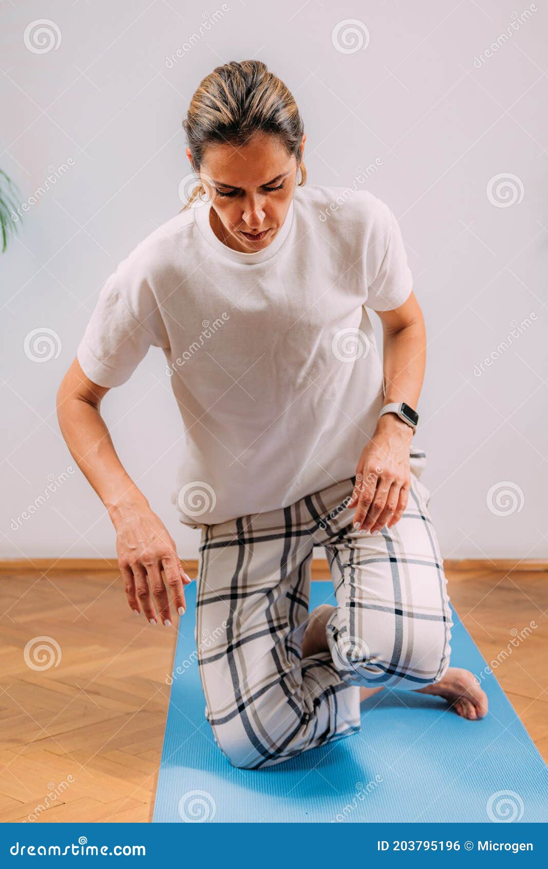 Sit and Rise Test stock photo. Image of health, exercise - 203795196