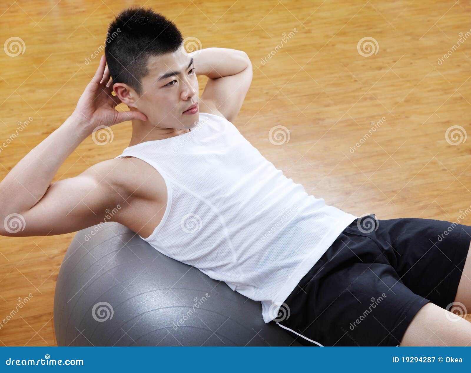 Sit up stock image. Image of workout, training, male - 19294287