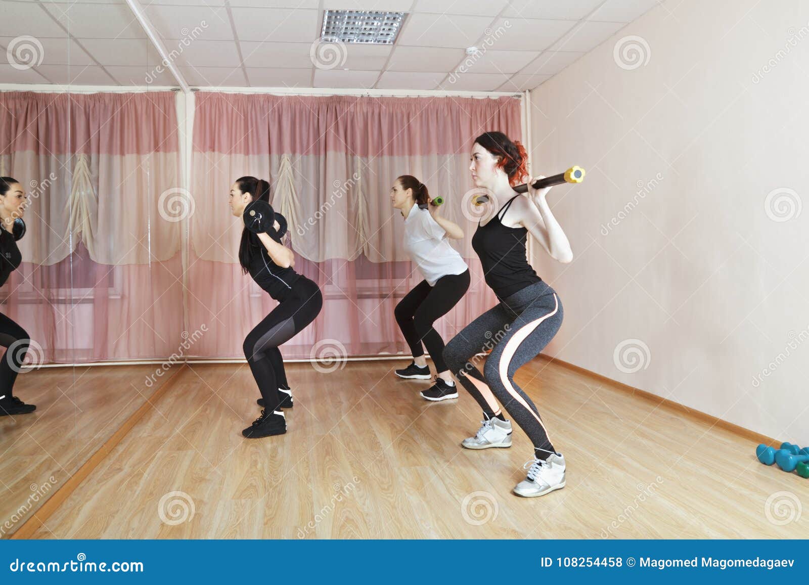 Sit-ups with rods stock photo. Image of profession, workout - 108254458