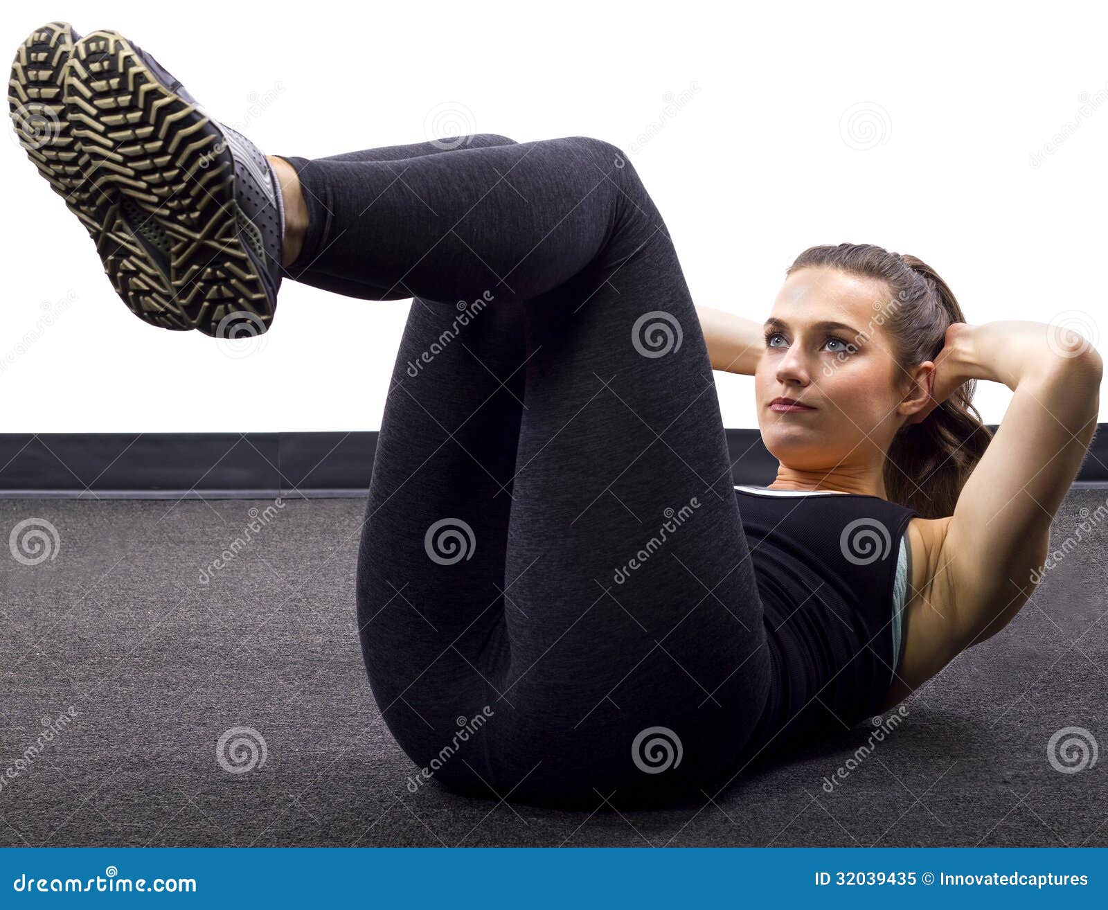 Sit Ups stock image. Image of muscular, active, person - 32039435