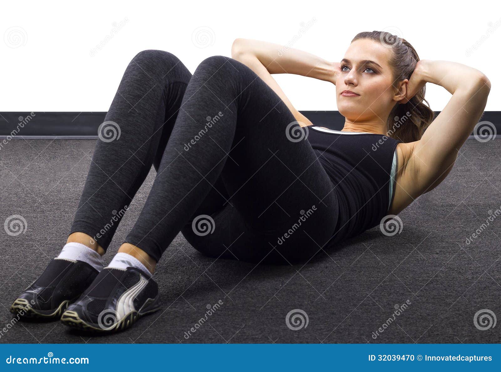 Sit Ups stock photo. Image of crunch, lifestyle, abdominal - 32039470