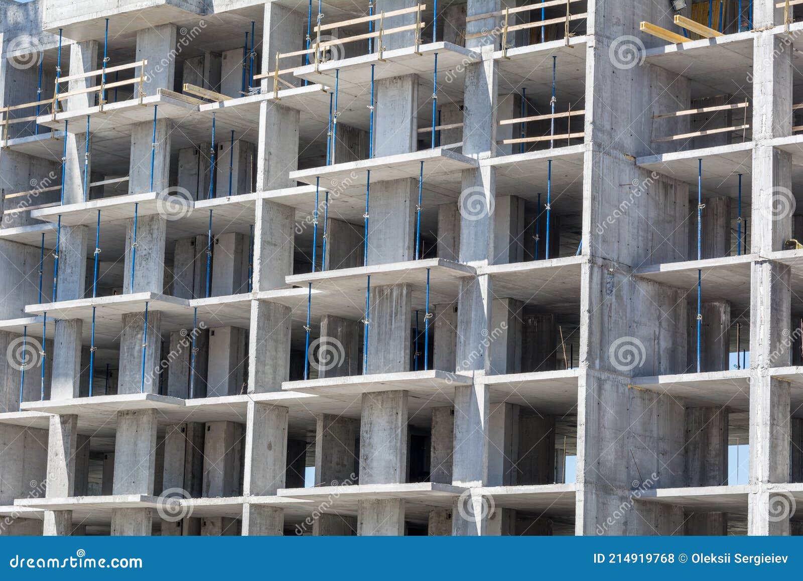 Site Buildings Under Construction Stock Photo - Image of commercial ...