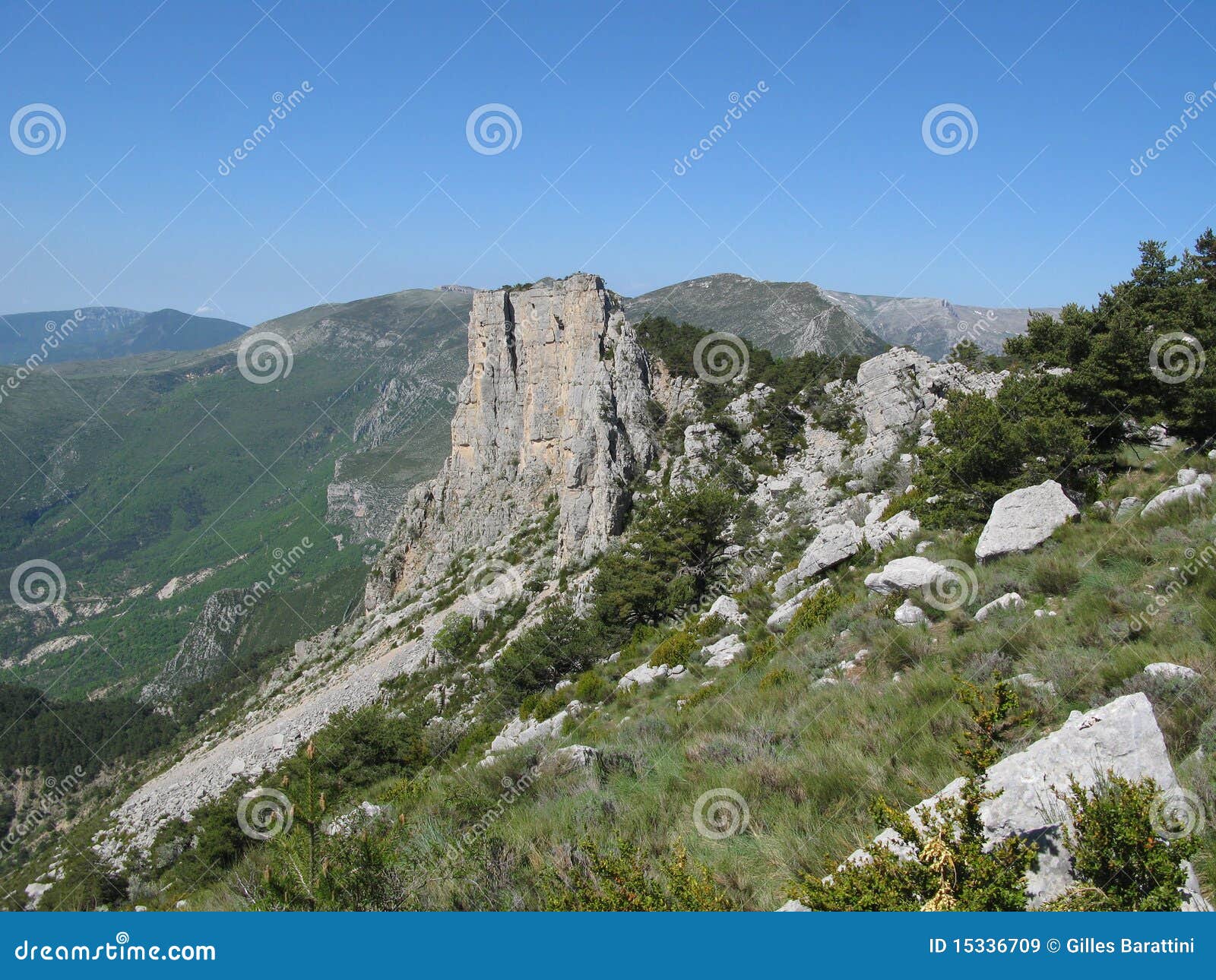 Site of the Cadieres of Brandished Stock Image - Image of park, path ...