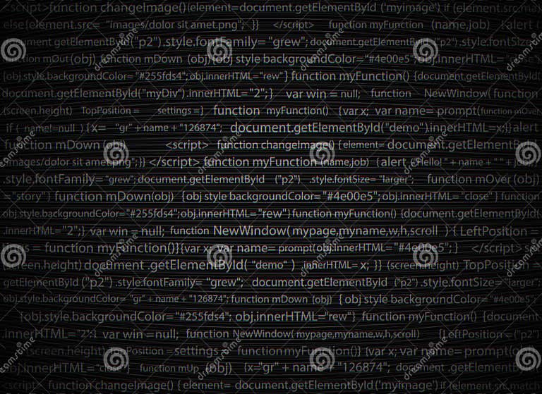 Software Web Design Analog Moire Glitch Dark Background. Site Developer Javascript Programming ...