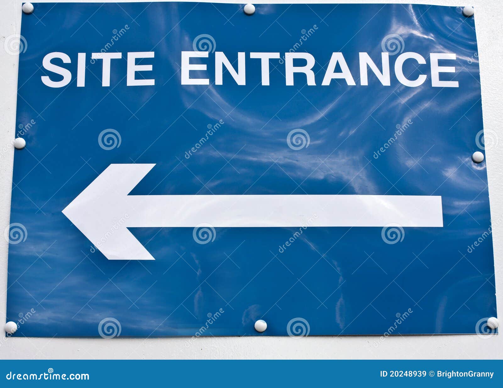 Site entrance sign stock image. Image of indication, point - 20248939