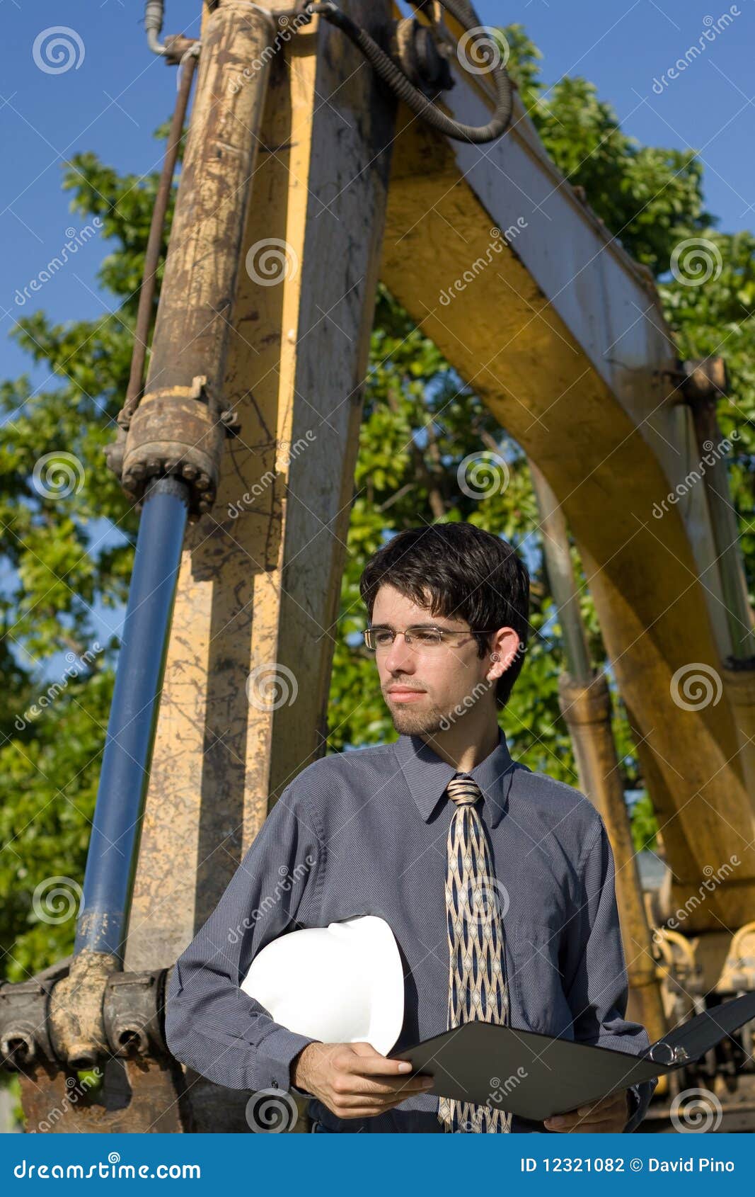 On site inspector stock photo. Image of architect, construction - 12321082