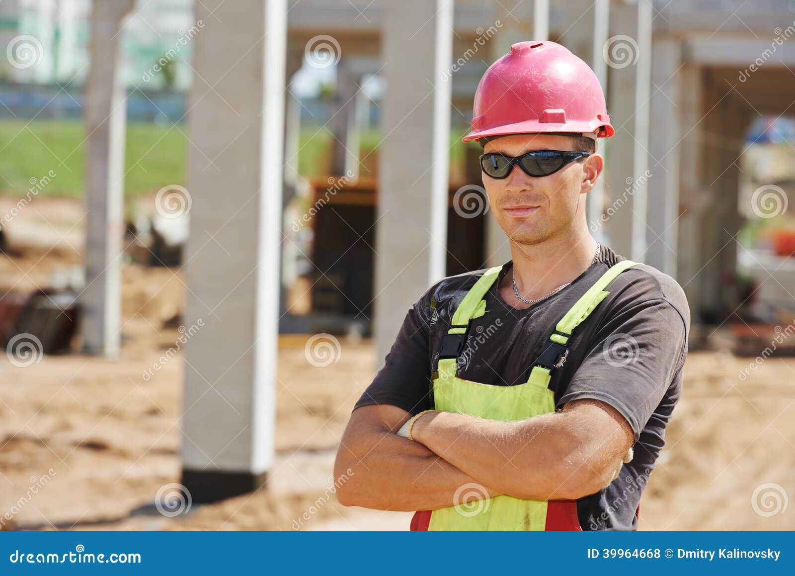 Site Manager at Construction Area Stock Photo - Image of mason, foreman ...