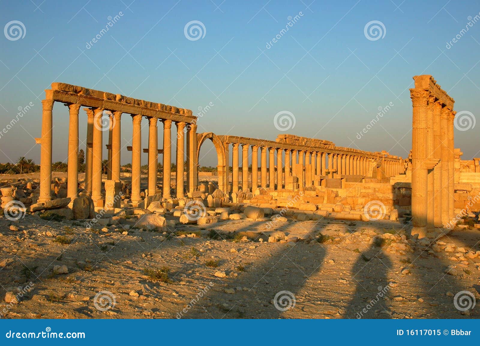Site of Palmyra Syria stock image. Image of arabic, architecture - 16117015