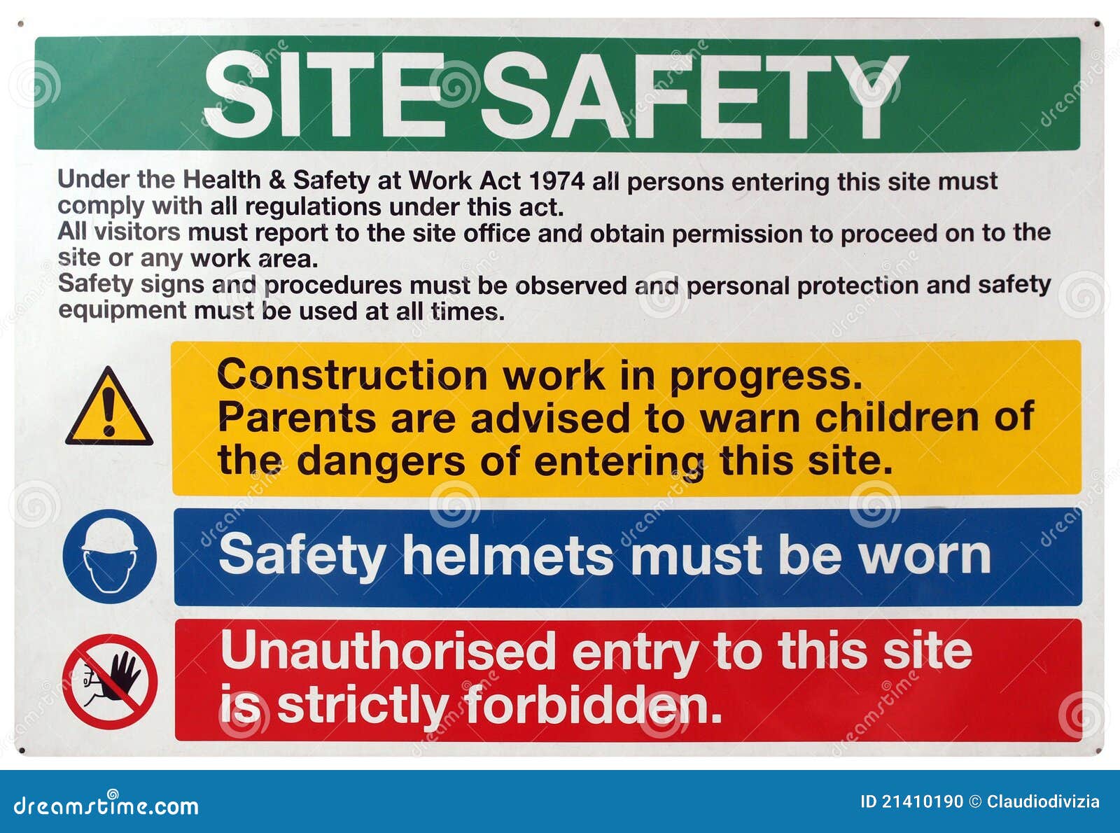 Safety Sign Traveling Train Stock Photo | CartoonDealer.com #20971902