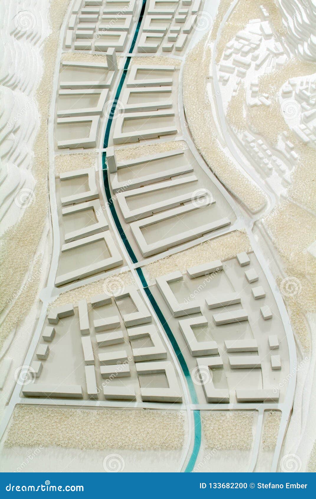 Site Surrounding Model for Architectural Presentation and Background ...