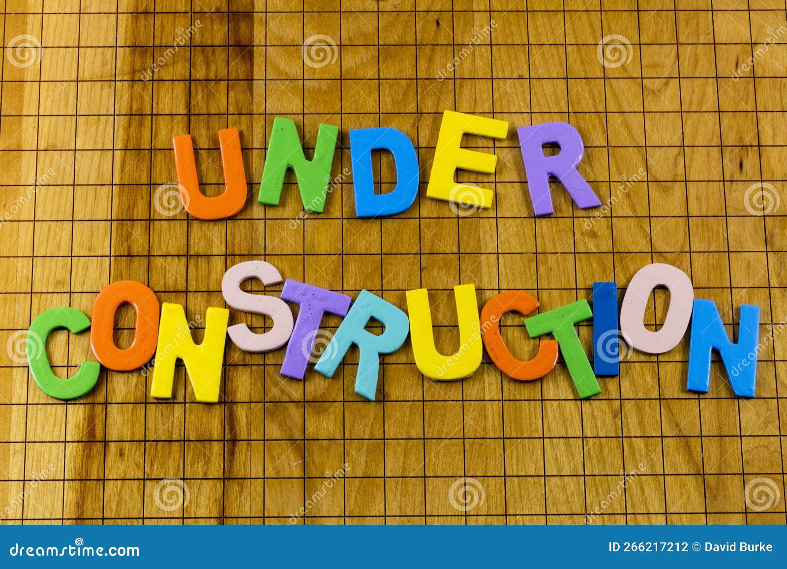 Site Under Construction Website Work Progress Webpage Support Warning ...