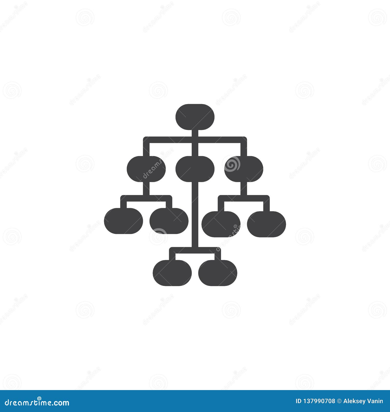 Sitemap vector icon stock vector. Illustration of site - 137990708