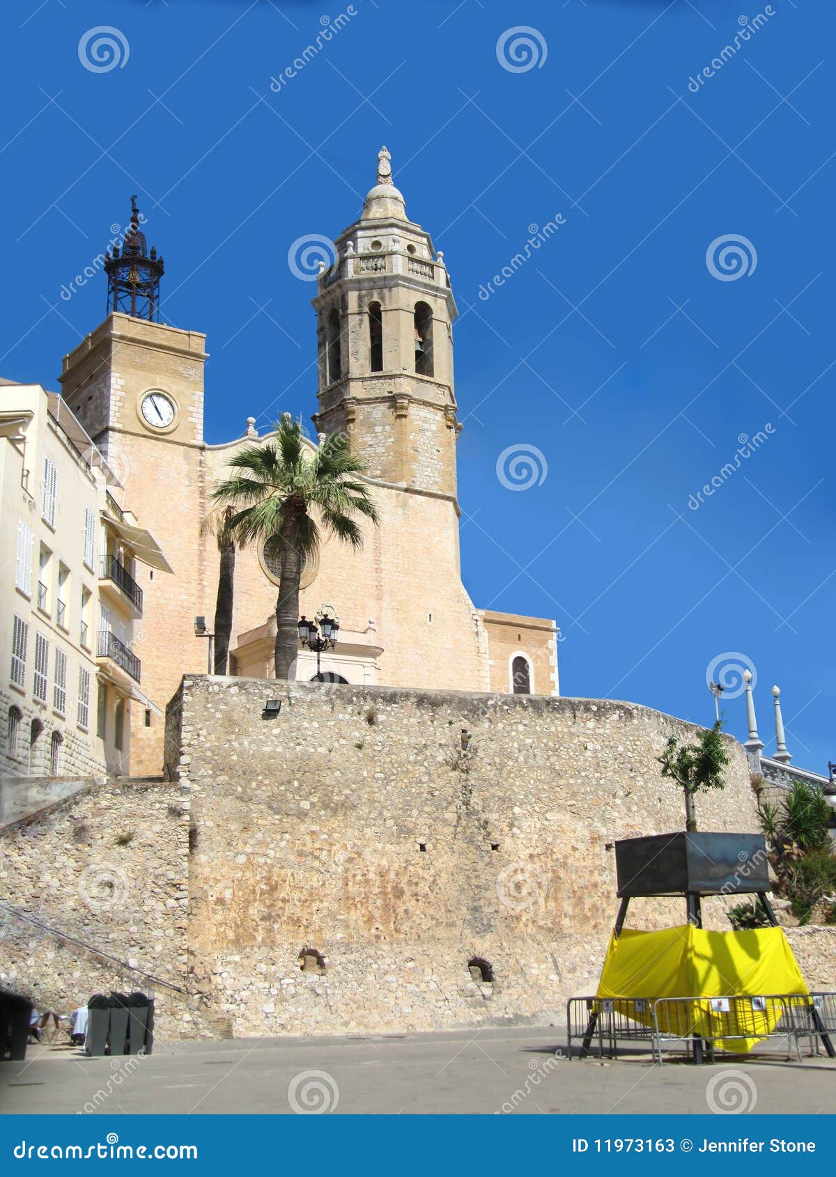 Sitges, Spain stock image. Image of medieval, historic - 11973163