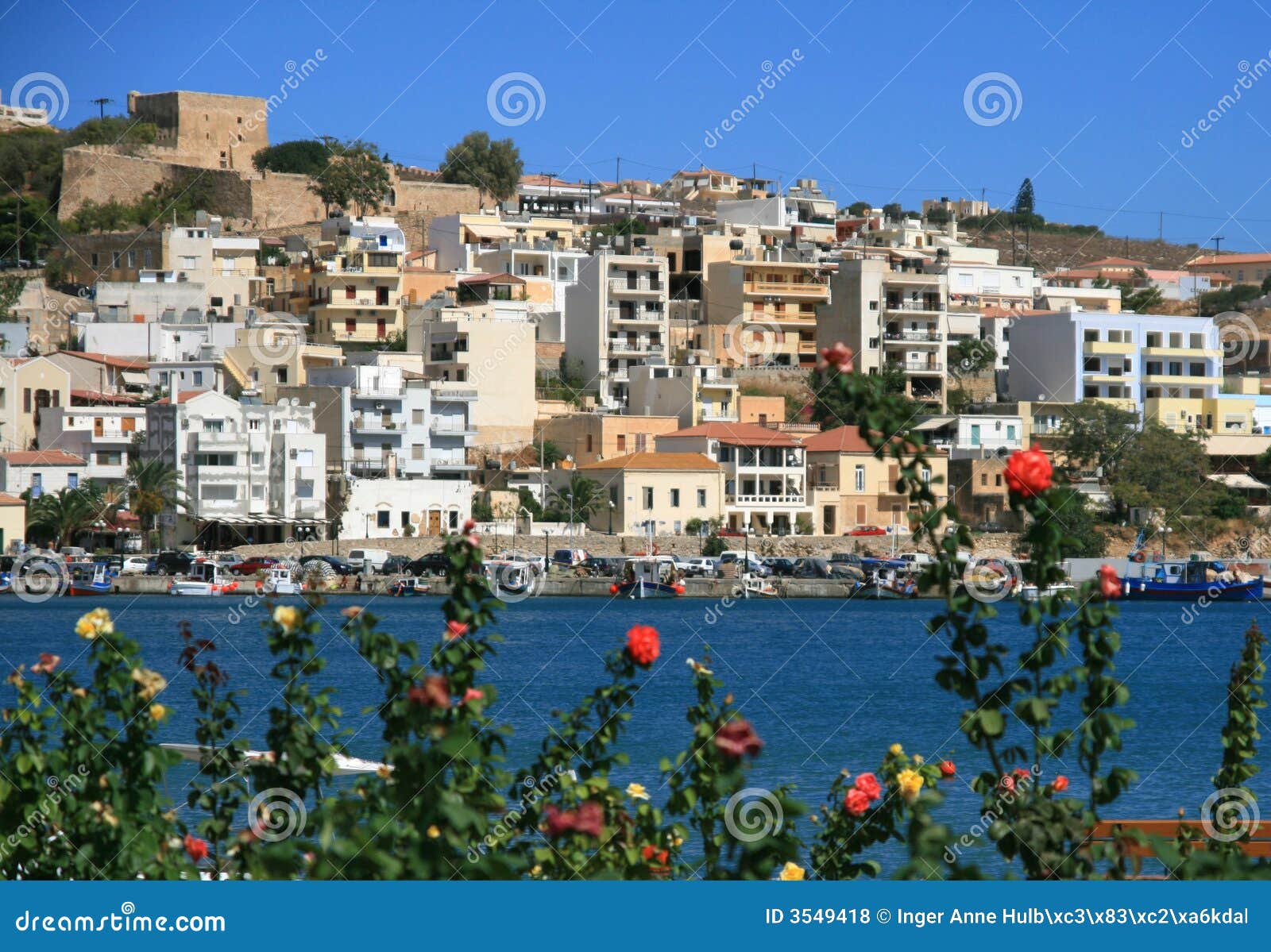 Sitia, Crete stock photo. Image of ocean, waves, hill - 3549418