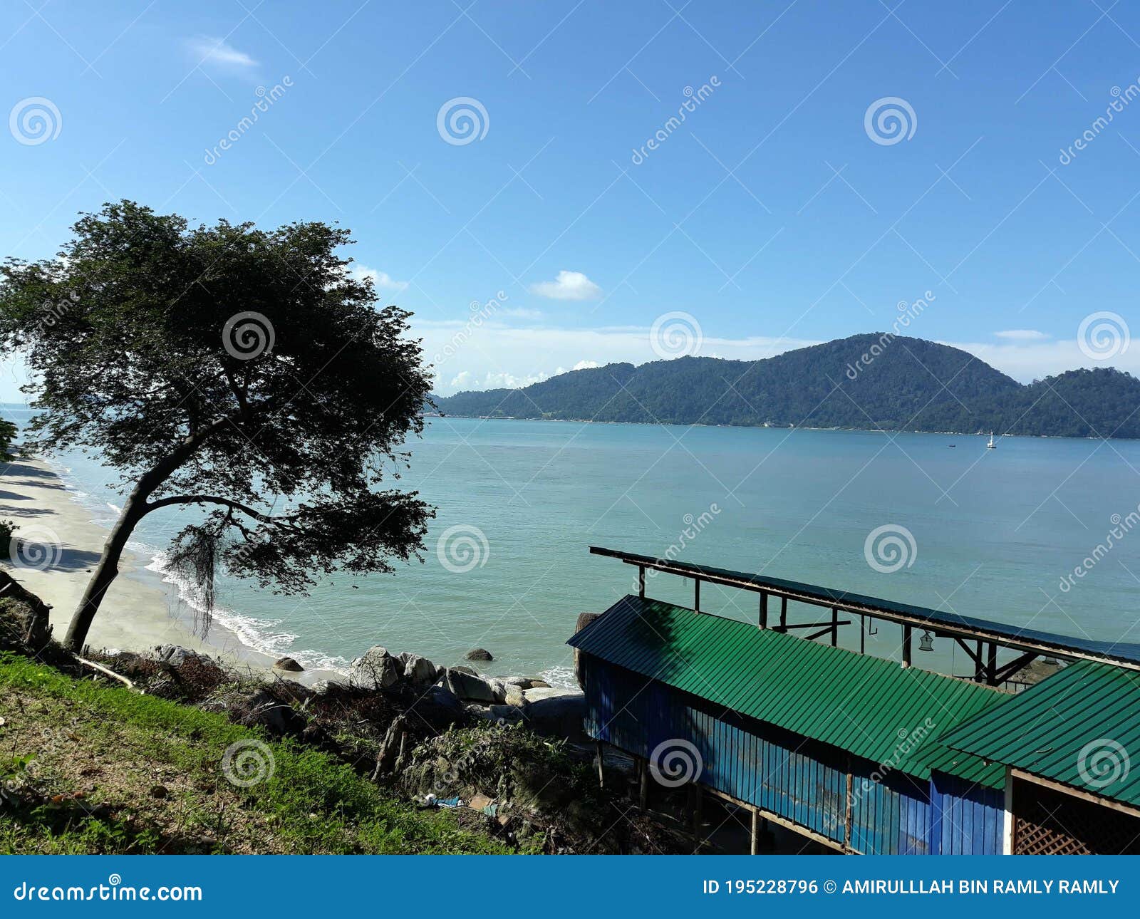 Sitiawan,Perak Sea View Facing Pangkor Island Stock Photo - Image of ...