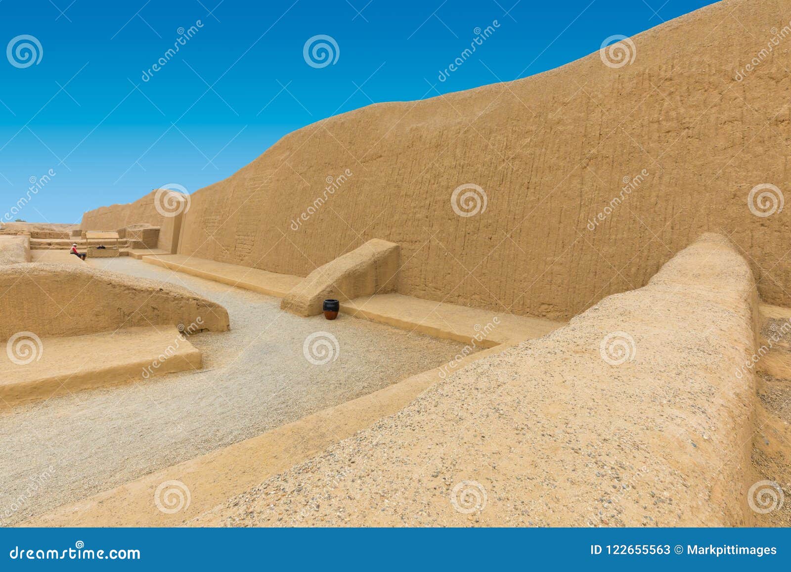 Sitio Ceremonial Chan Chan Peru De Las Paredes Externas Foto de archivo ...