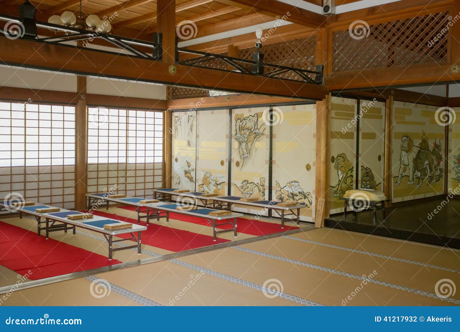 Sitio de Washitsu fotografía editorial. Imagen de divisor - 41217932