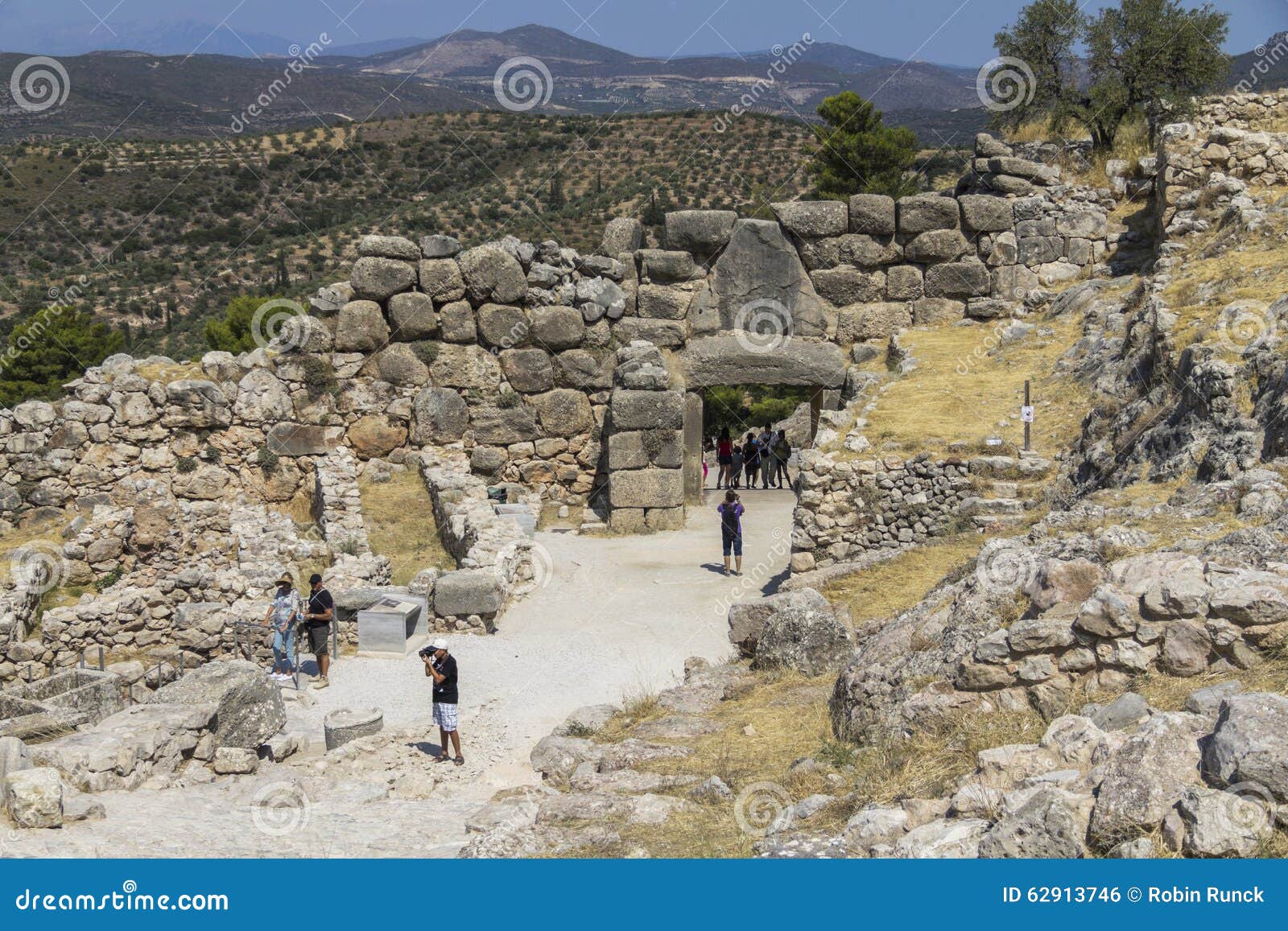 Sito Archeologico Micene in Grecia Fotografia Editoriale - Immagine di ...