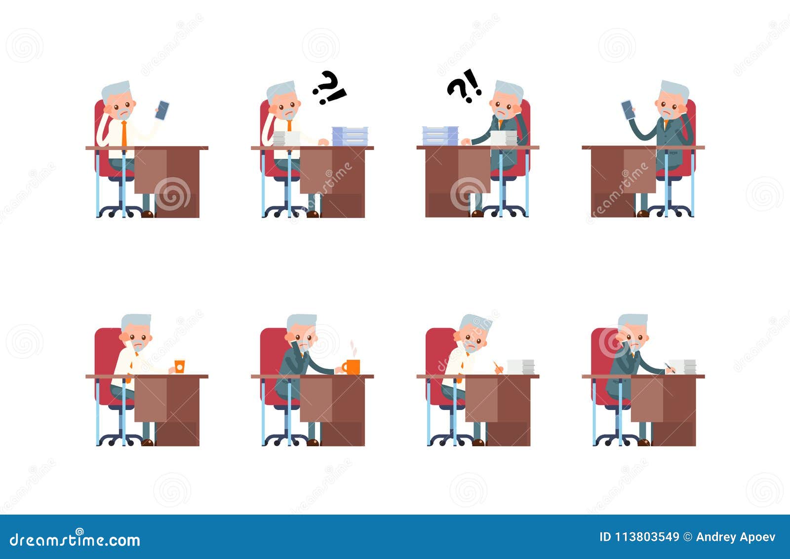 Sits Sad, Thoughtful. Phone Does Not Ring, a Lot Stock Vector ... Sits Sad, Thoughtful. Phone Does Not Ring, a Lot Stock Vector ...